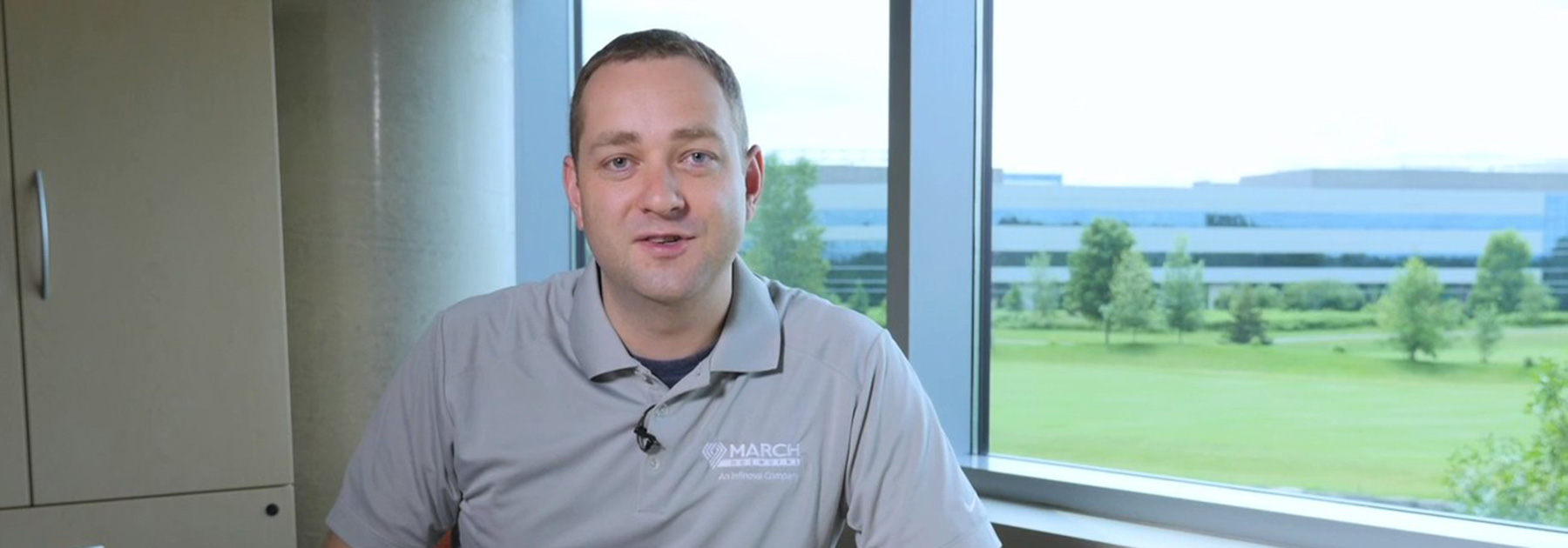 Setting up corridor view on a March Networks IP camera